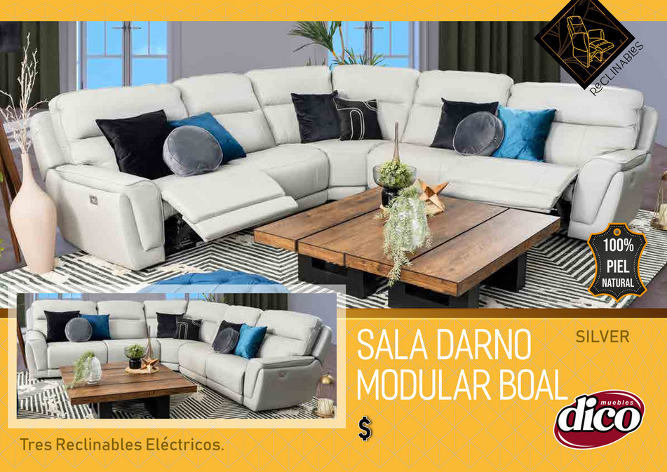 Catálogo de Salas Reclinables | Muebles Dico - Página 22