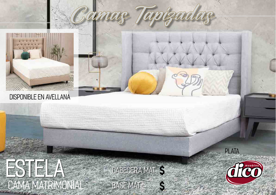 MUEBLES DICO - Camas tapizadas BAJIO - Página 44