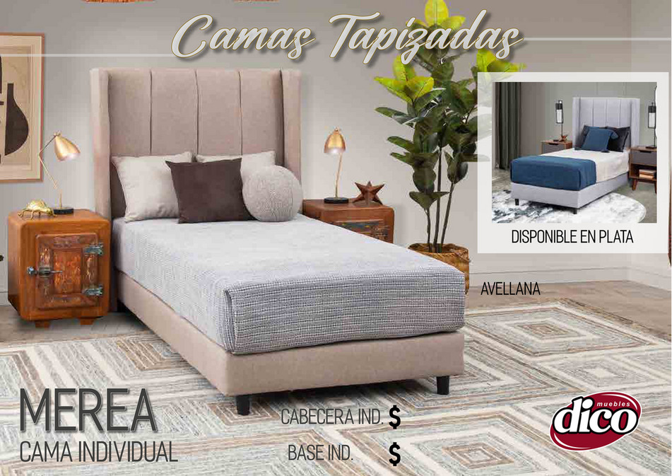 MUEBLES DICO - camas tapizadas PACIFICO - Página 42