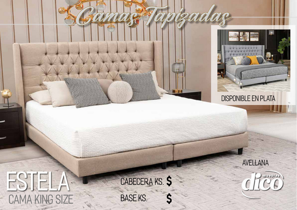 MUEBLES DICO - camas tapizadas PACIFICO - Página 46