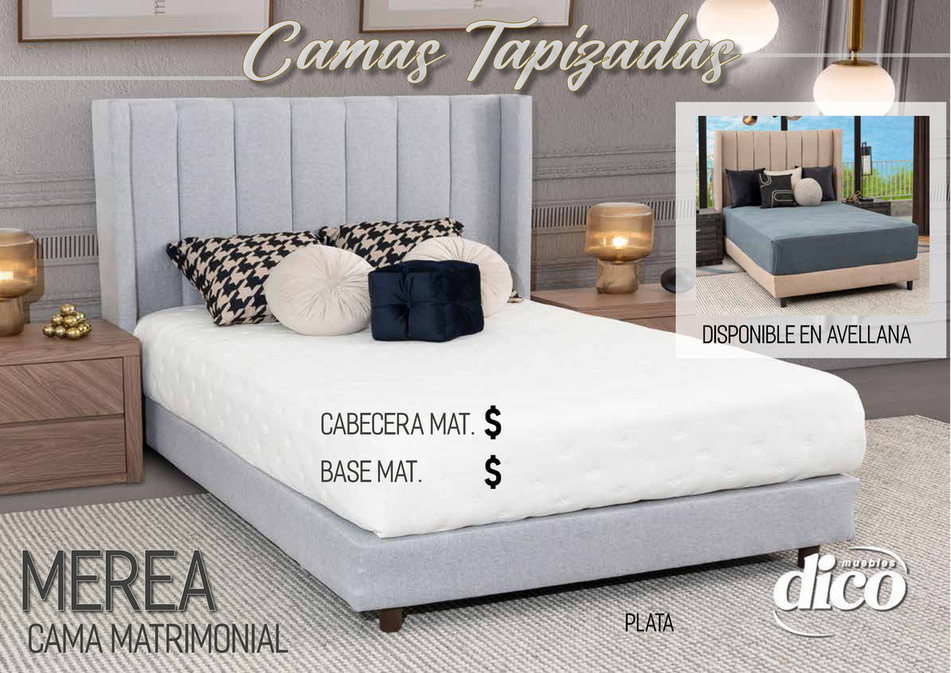 MUEBLES DICO - camas tapizadas PACIFICO - Página 37