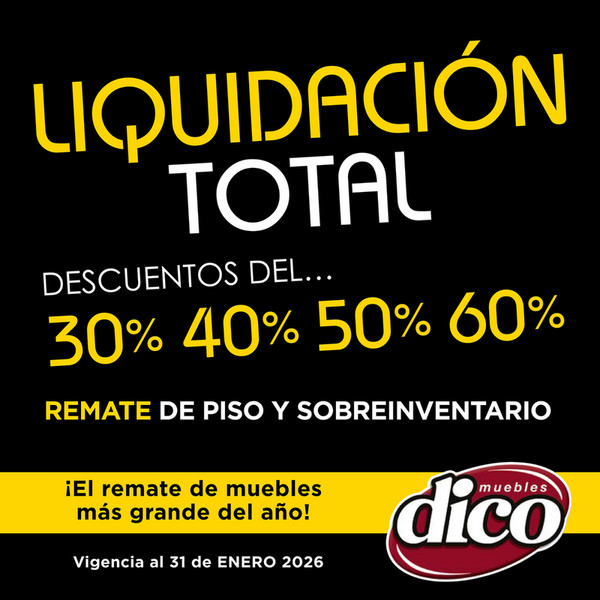 MUEBLES DICO - Liquidación 2026 | Pacifico - Página 1